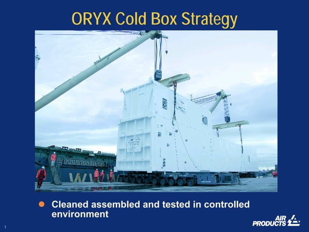 Mega air separation risk management | PPT