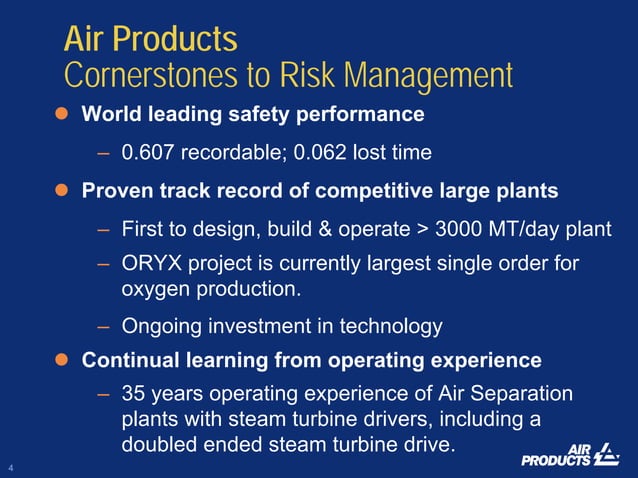 Mega air separation risk management | PPT