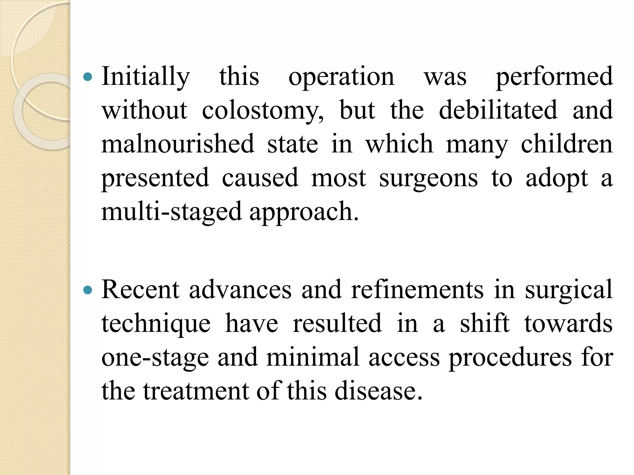 Megacolon Disease in Children | PPTX
