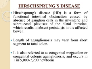 Megacolon Disease in Children | PPTX