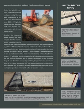 MegaDeck Heavy-Duty Composite Access MatsMega deck brochure oct2012 ...