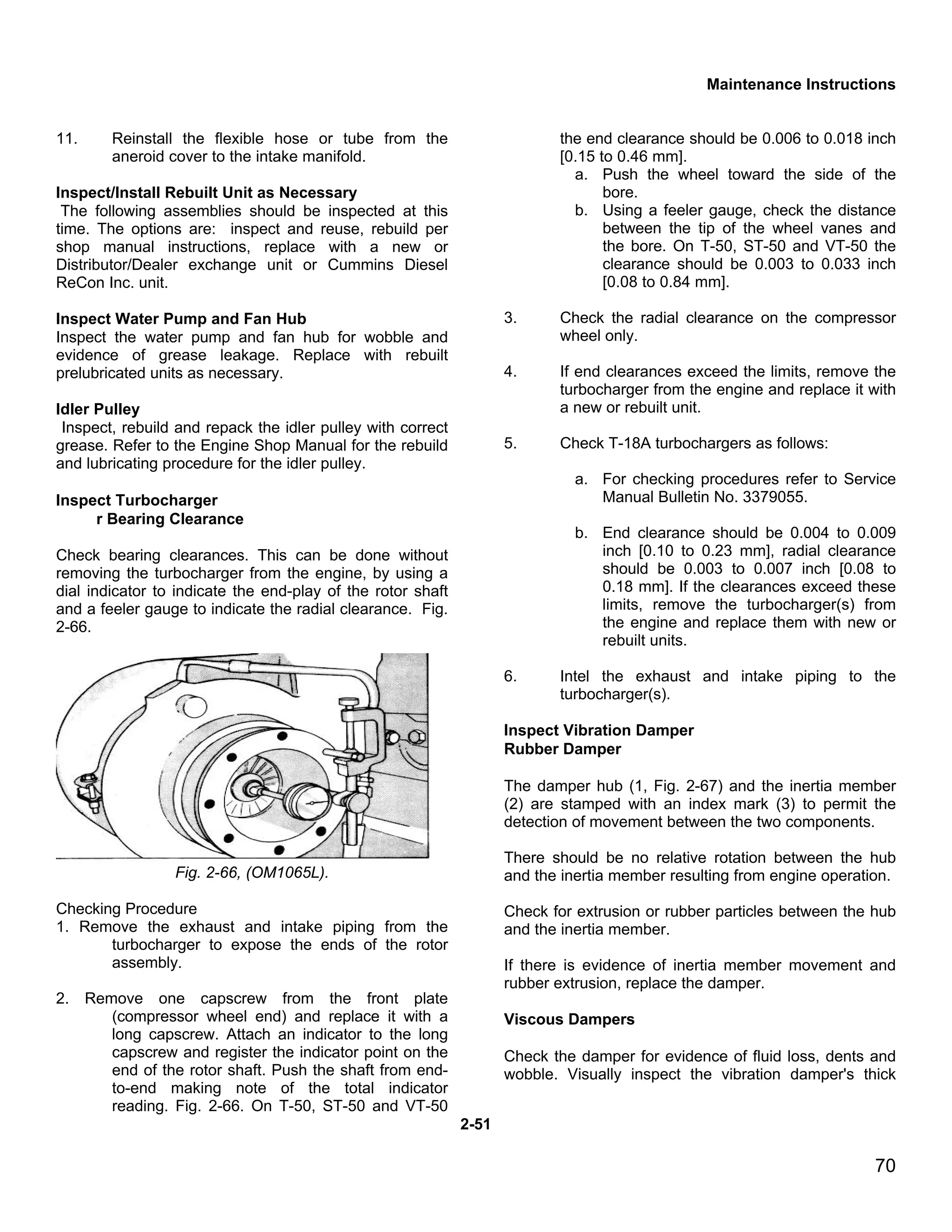 work shop manaul CUMMINS MODEL NTA - 855 -L4 | PDF