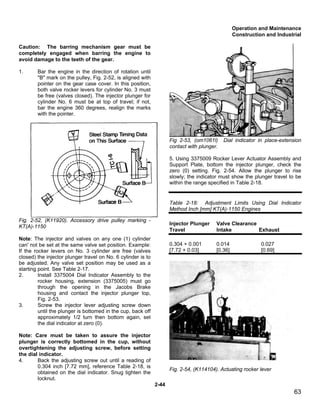 work shop manaul CUMMINS MODEL NTA - 855 -L4 | PDF