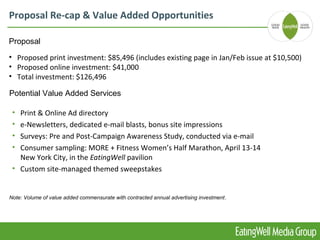Mega food eatingwell_2012_proposal | PPT