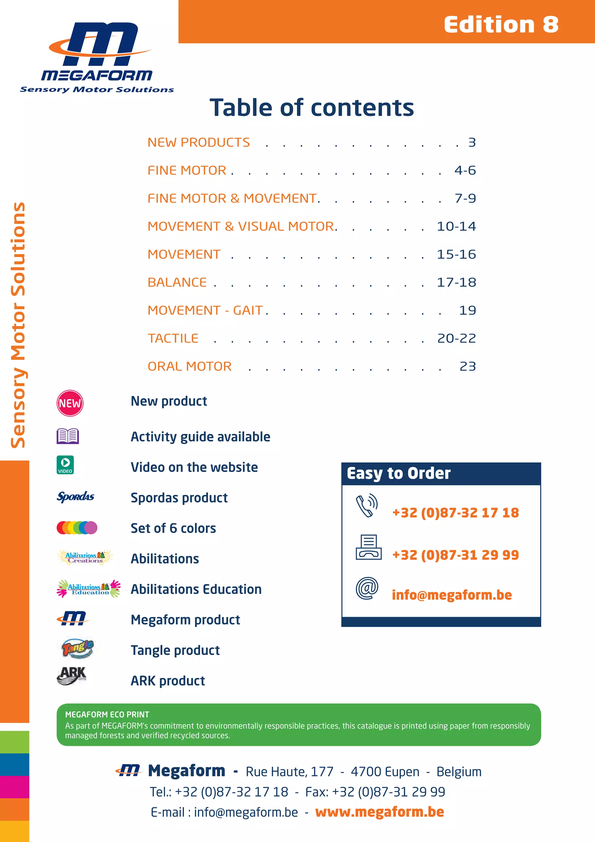 Megaform sensory-catalogue-internet | PDF | Physical Therapy | Wellness
