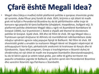 MEGALI IDEA DHE NACERTANIA | PPT