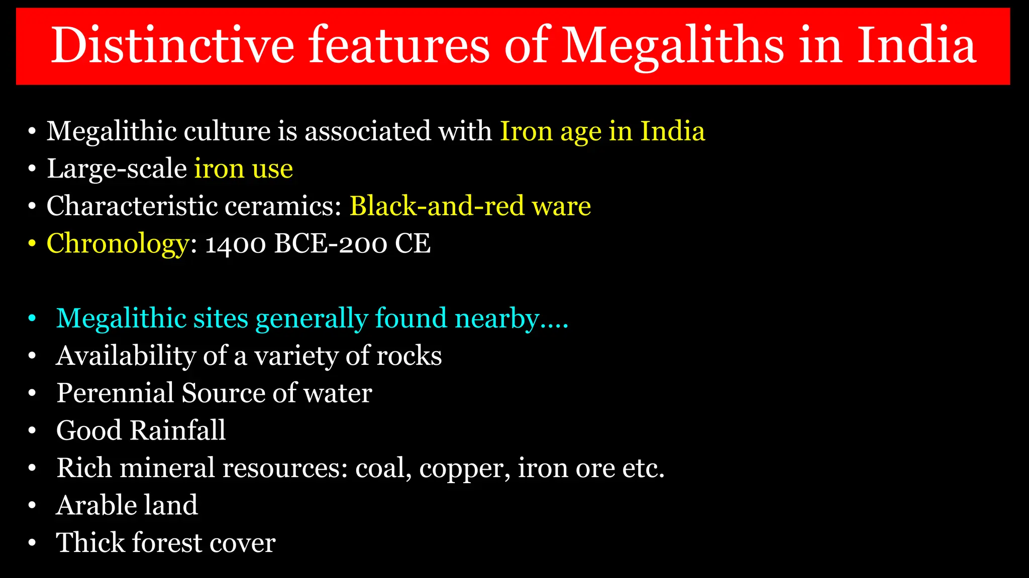 Megalithic Culture of India, Megalithic Culture of Penisular India | PPTX