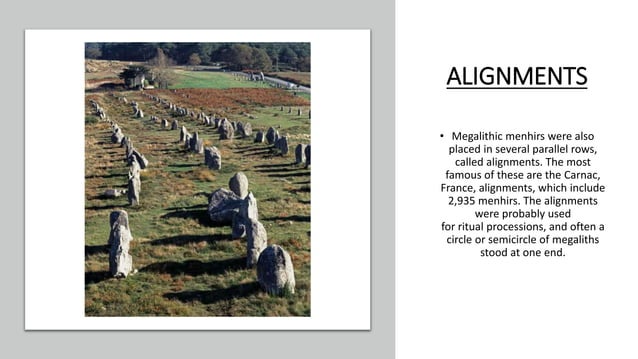 MEGALITHS | PPTX | Geology | Science