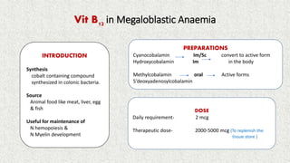 Megaloblastic anaemia | PPTX