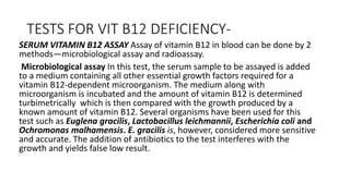 Megaloblastic anemia | PPT