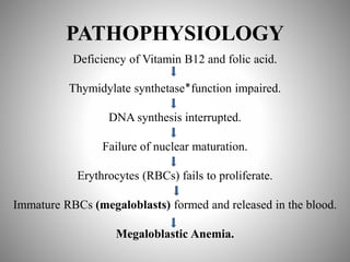 PATHOPHYSIOLOGY OF MEGALOBLASTIC ANEMIA .pptx