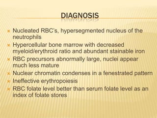Megaloblastic anemias | PPTX | Digestive Disorders | Diseases and ...