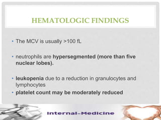 Megaloblastic anemias | PPT