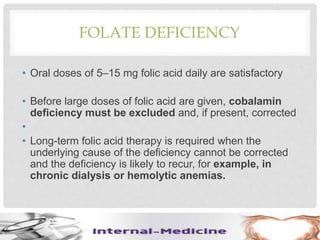 Megaloblastic anemias | PPTX