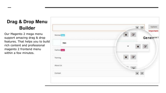 Mega menu extension for magento 2 by LandofCoder | PPT