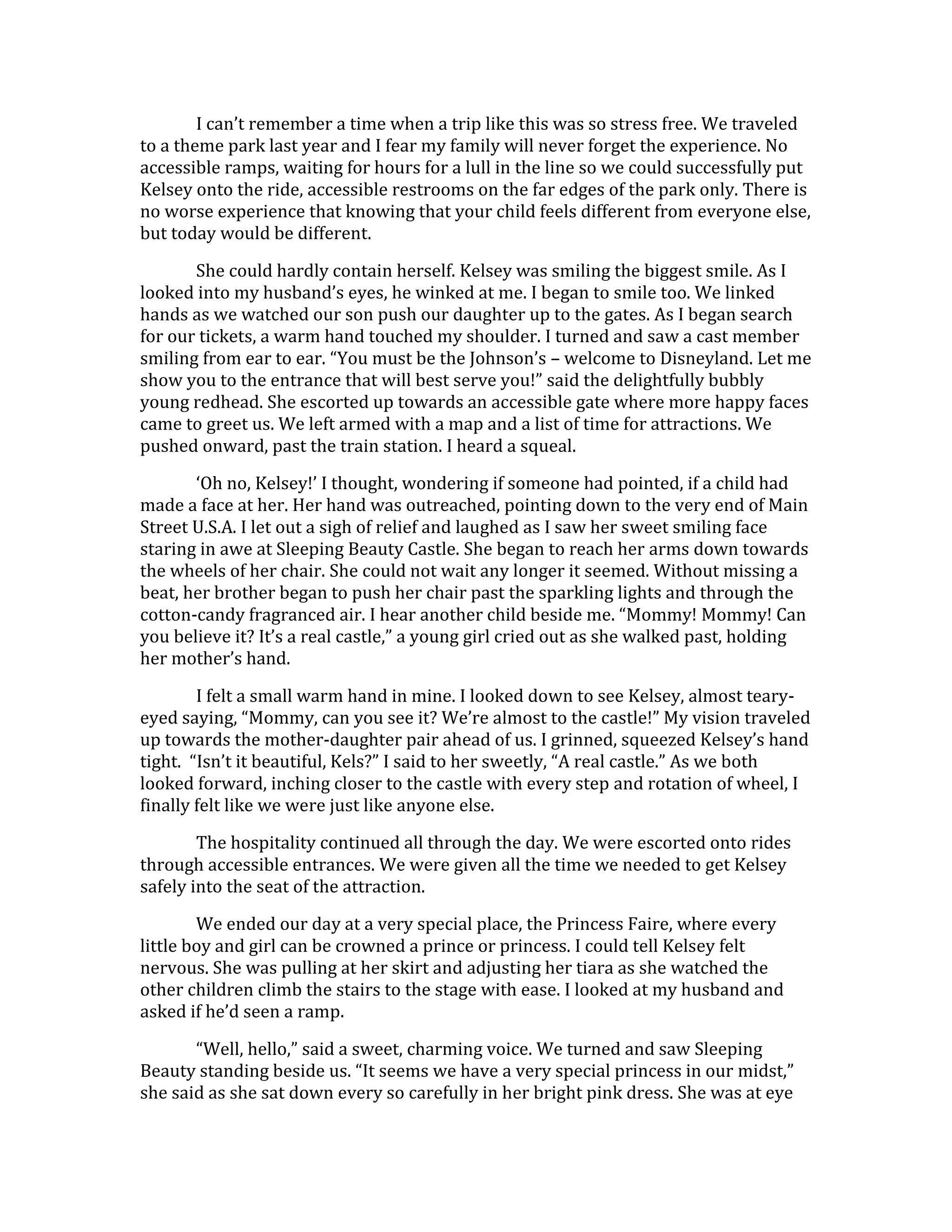 Disney Persuasive Narrative | DOCX