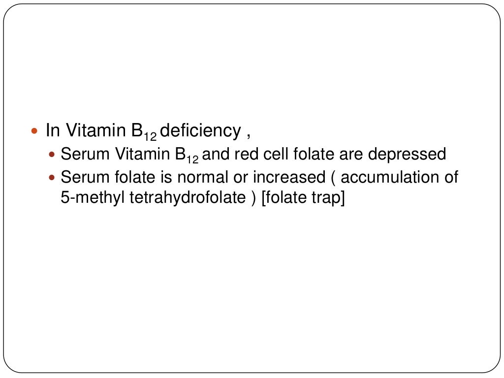 Megaloblastic Anaemia Vit B12 Deficiency