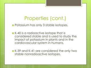 Potassium (Megan Fish) | PPT