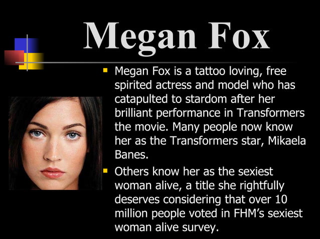 Megan fox | PPT
