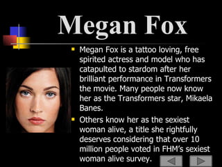 Megan fox | PPT