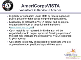 Tapping Into AmeriCorps Programming | PPT
