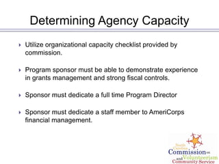 Tapping Into AmeriCorps Programming | PPT