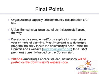 Tapping Into AmeriCorps Programming | PPT