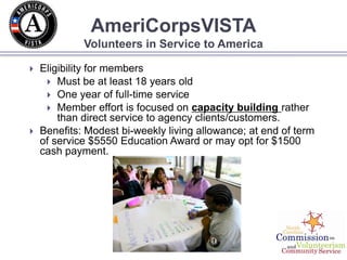 Tapping Into AmeriCorps Programming | PPT