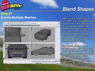 Meganimation #1: Blend Shapes | PPTX