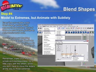 Meganimation #1: Blend Shapes | PPTX