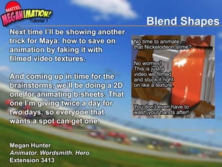 Meganimation #1: Blend Shapes | PPTX