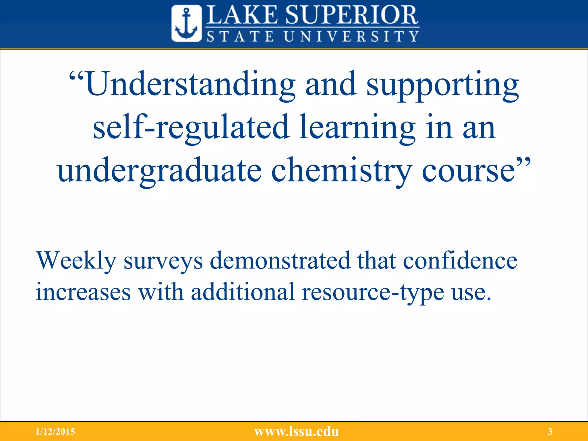 Metacognition & Self-regulated Learning | PPTX