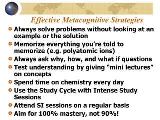 Metacognition & Self-regulated Learning | PPTX
