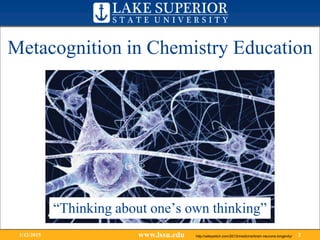 Metacognition & Self-regulated Learning | PPTX