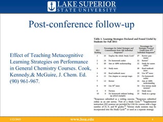 Metacognition & Self-regulated Learning | PPTX