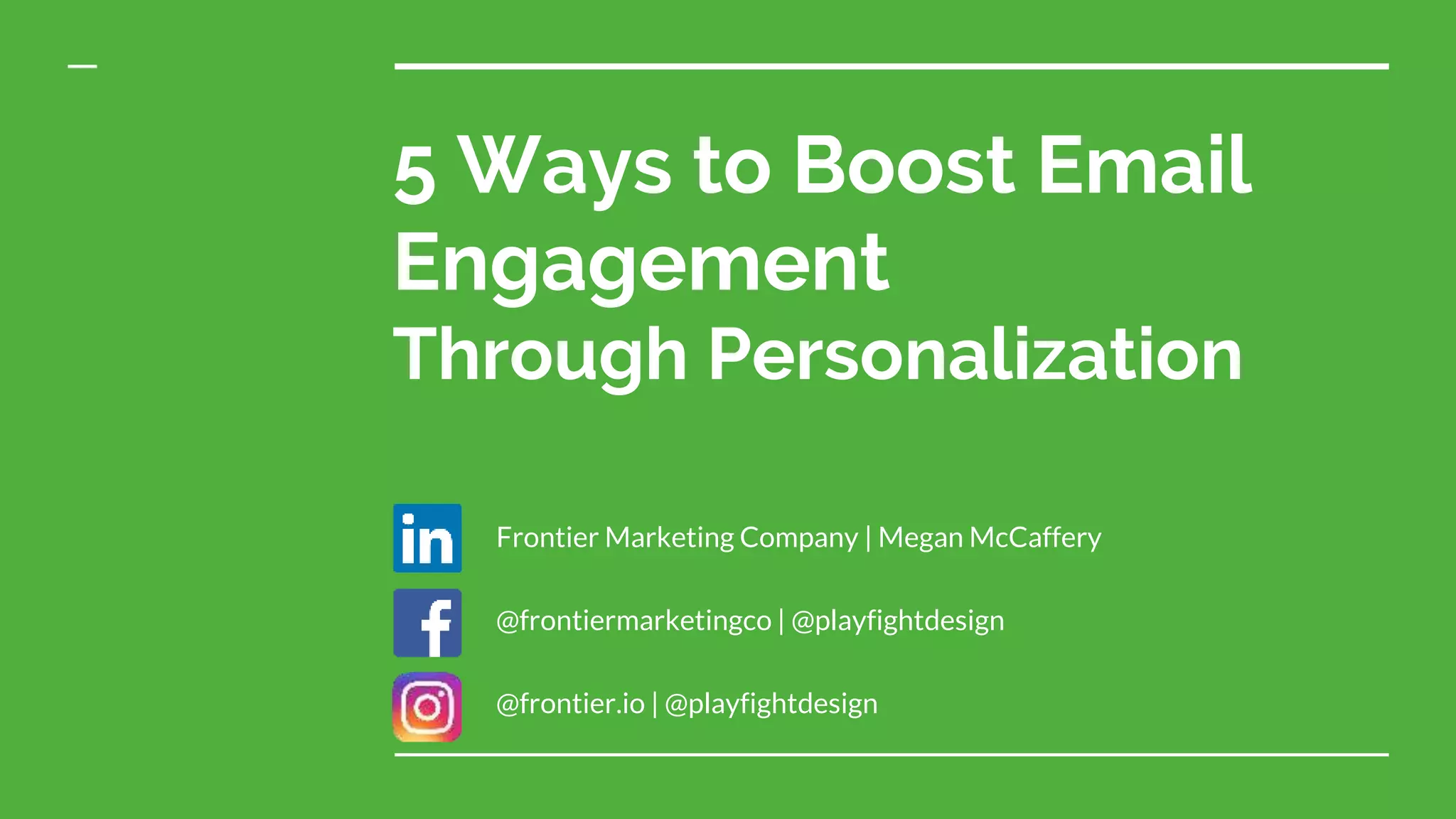 5 Ways to Boost Email Engagement Through Personalization with Megan ...
