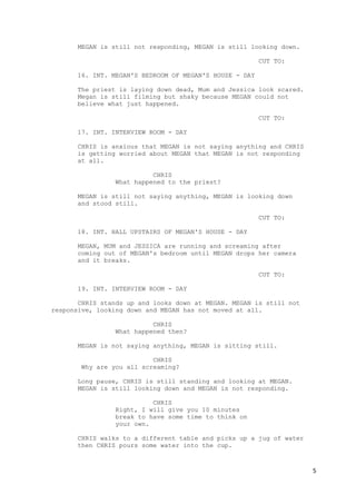 Megan robinson ig4 short film script | DOCX