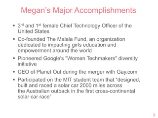 Megan Smith by Melissa Rondi | PPTX