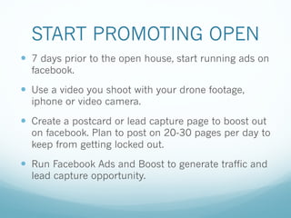 Mega Open House Strategy | PDF