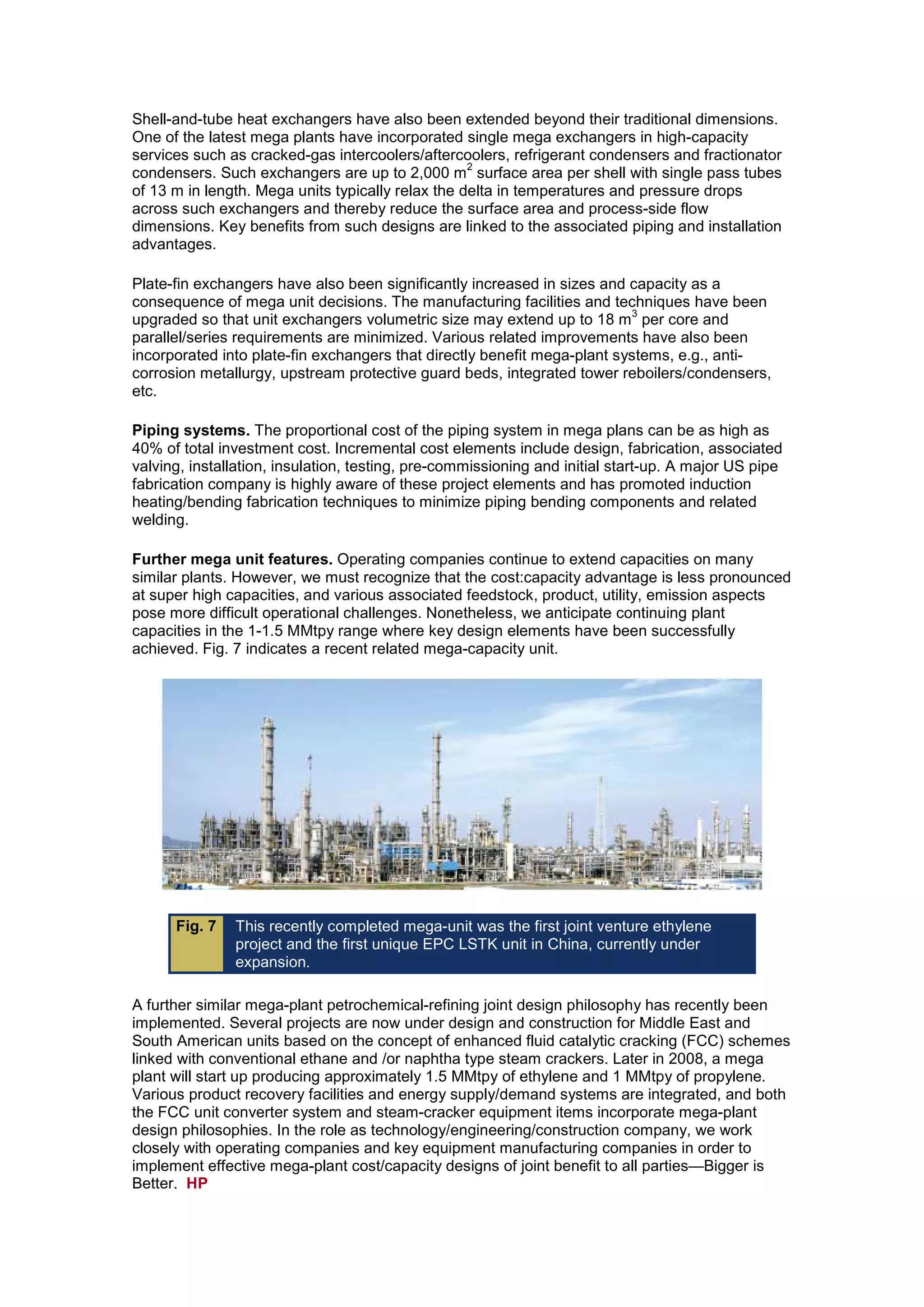 Mega Planta De Etileno - Steam Cracking | PDF