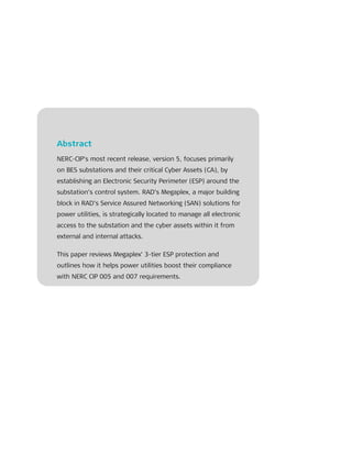 Megaplex nerc-cip-compliance | PDF | Computer Networking | Computing