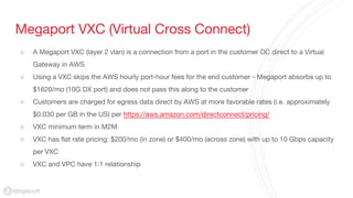 Megaport Enabled AWS Direct Connect | PPT
