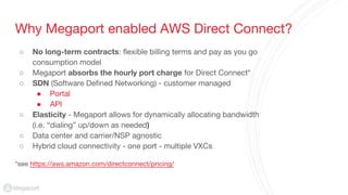 Megaport Enabled AWS Direct Connect | PPT