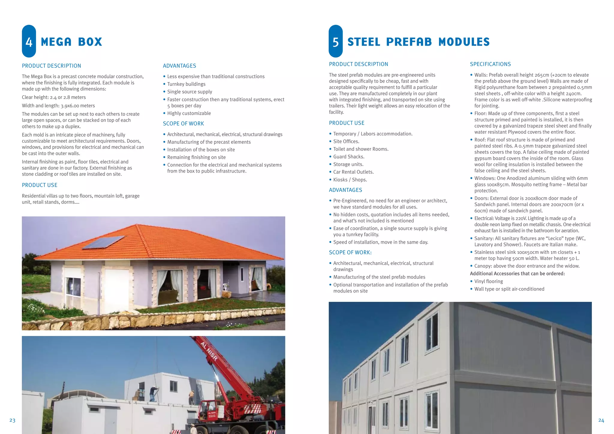 Mega prefab company profile | PDF | Civil Engineering Industry | Industries