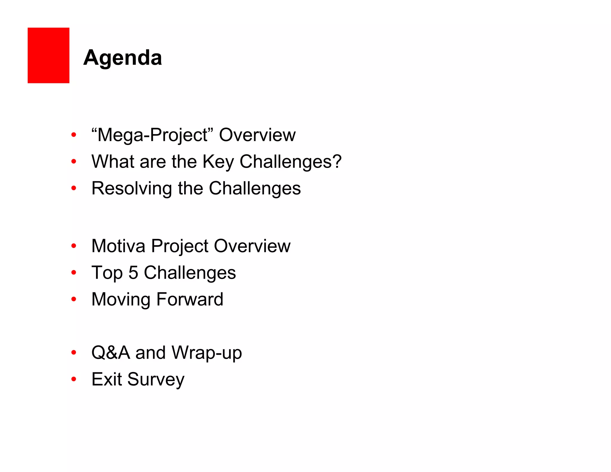 Mega Project Management In The Oil & Gas Industry | PDF