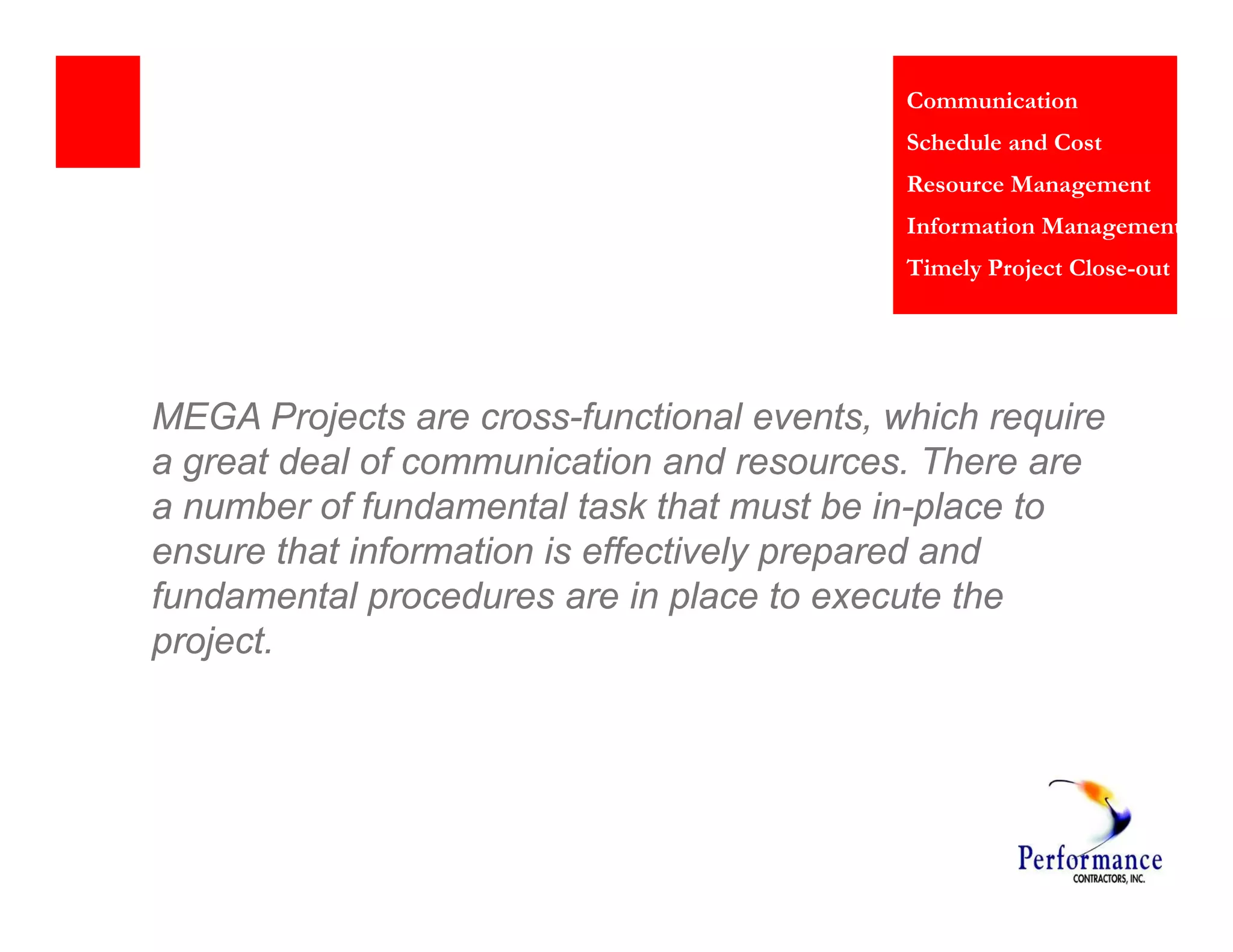 Mega Project Management In The Oil & Gas Industry | PDF