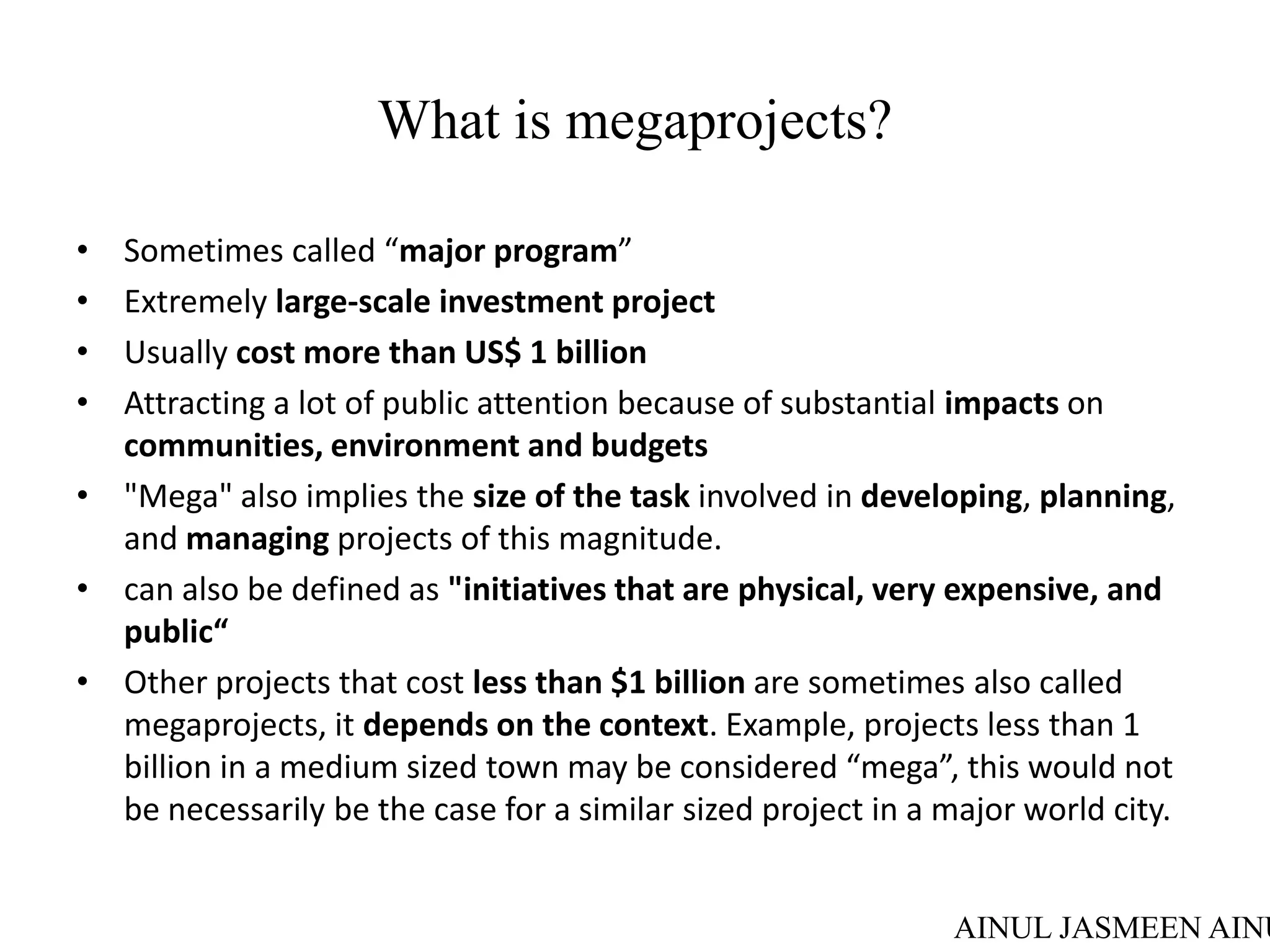 Megaprojects in malaysia (briefly) | PPTX | Asia Travel | Travel Locations