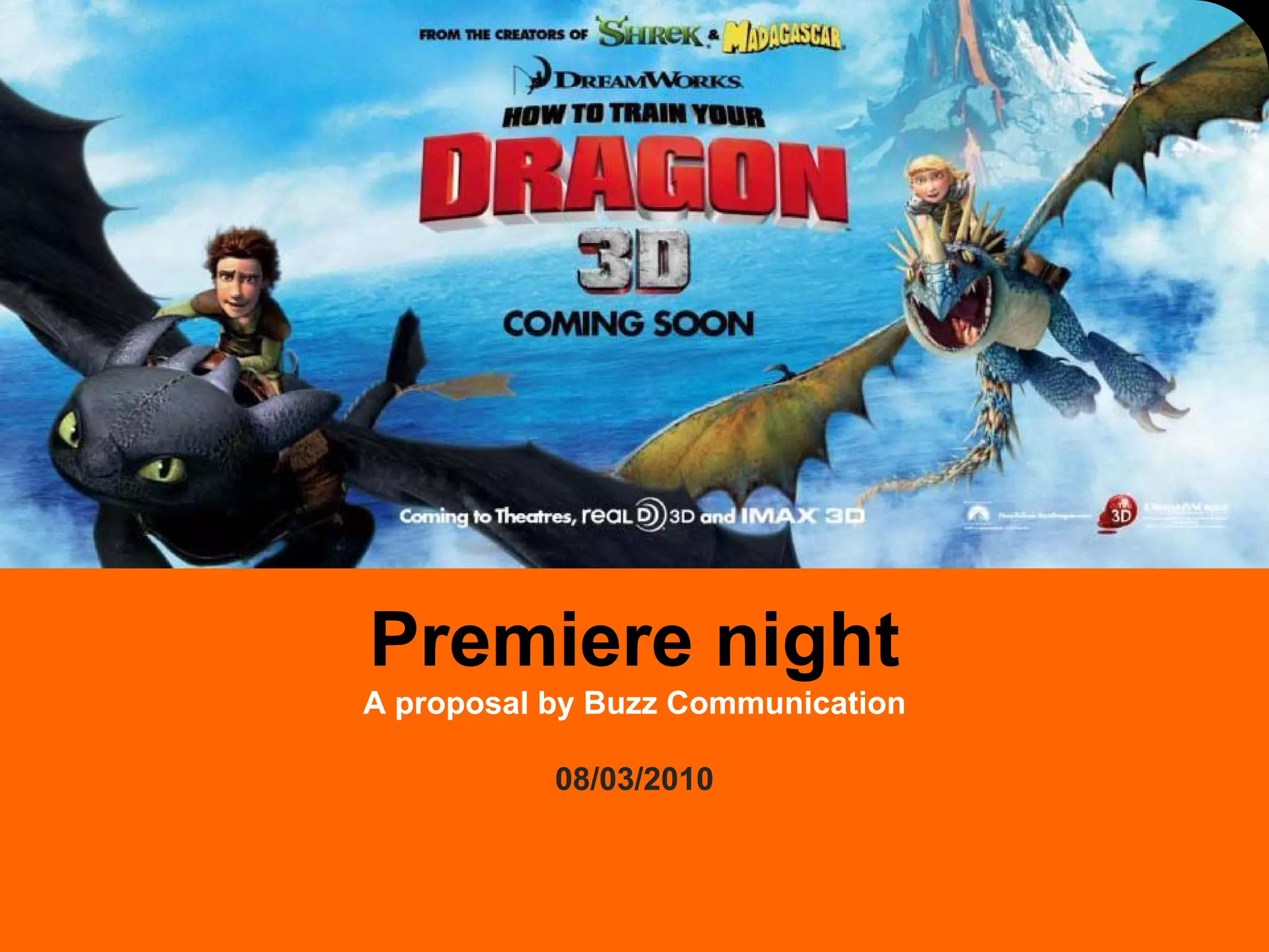 Megastar - premier night proposal for film launching | PPT