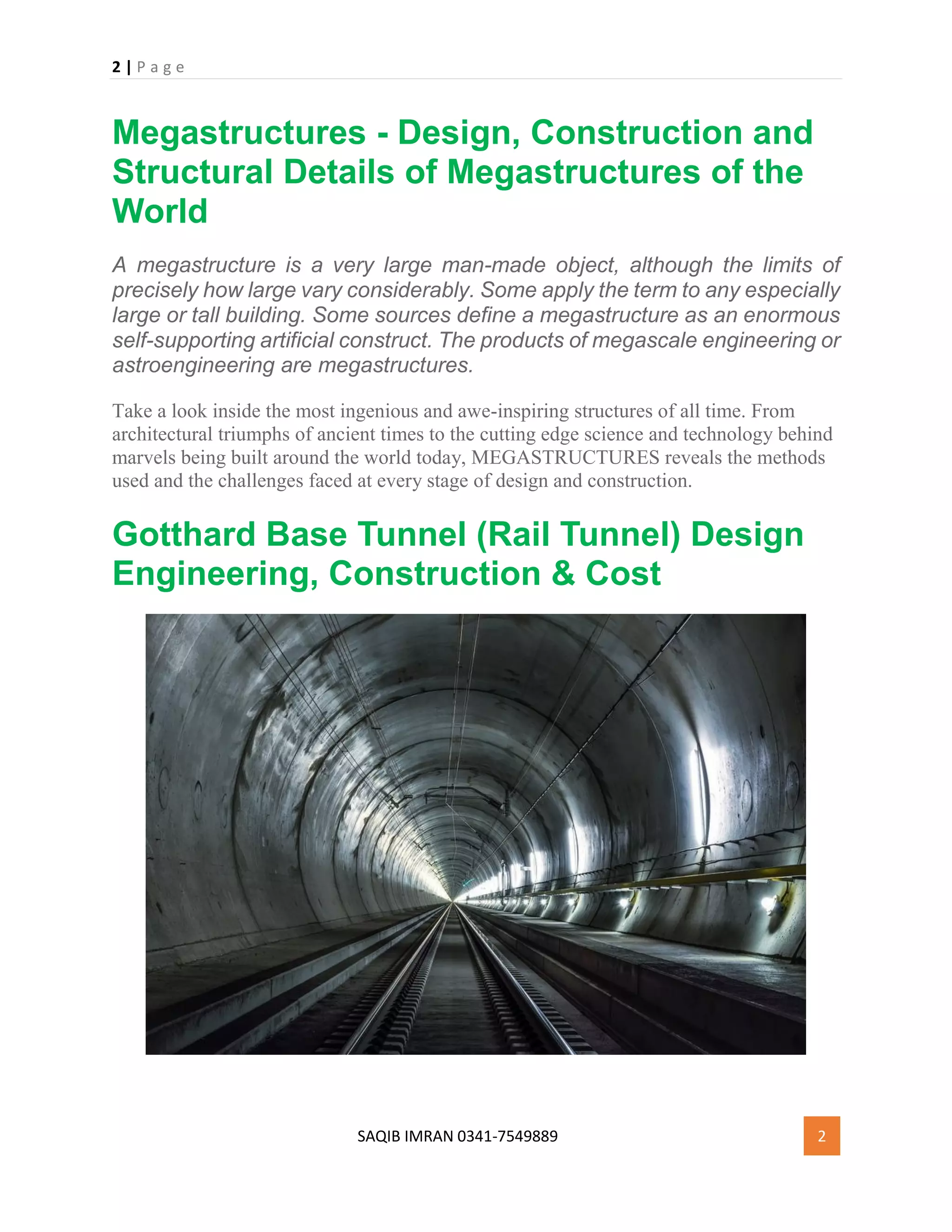 Megastructures design pdf | PDF