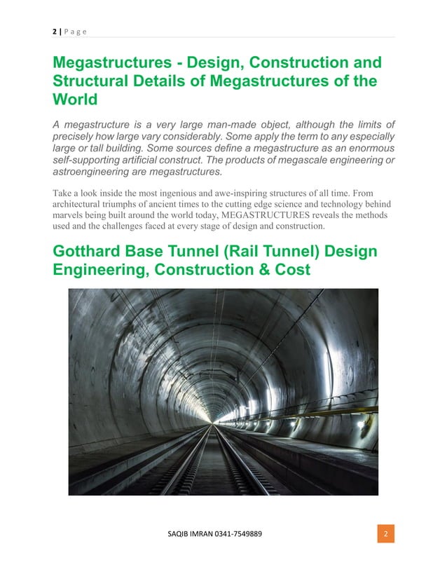 Megastructures design pdf | PDF